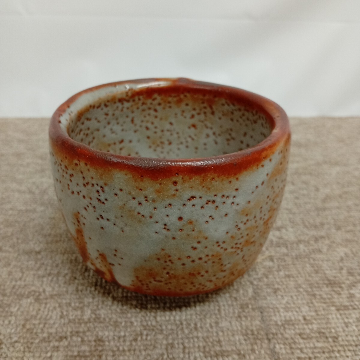 Yahoo!オークション - usB-902 嵐志野 抹茶碗 百仙作 茶碗 陶器 茶道具...