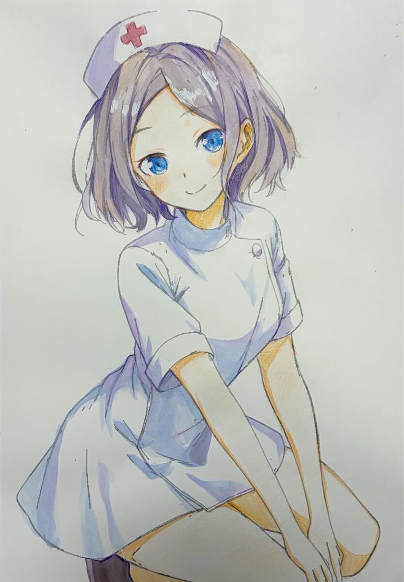 Yahoo!オークション - 手描き 手書きイラスト 鉛筆画 オリジナルキャラ...