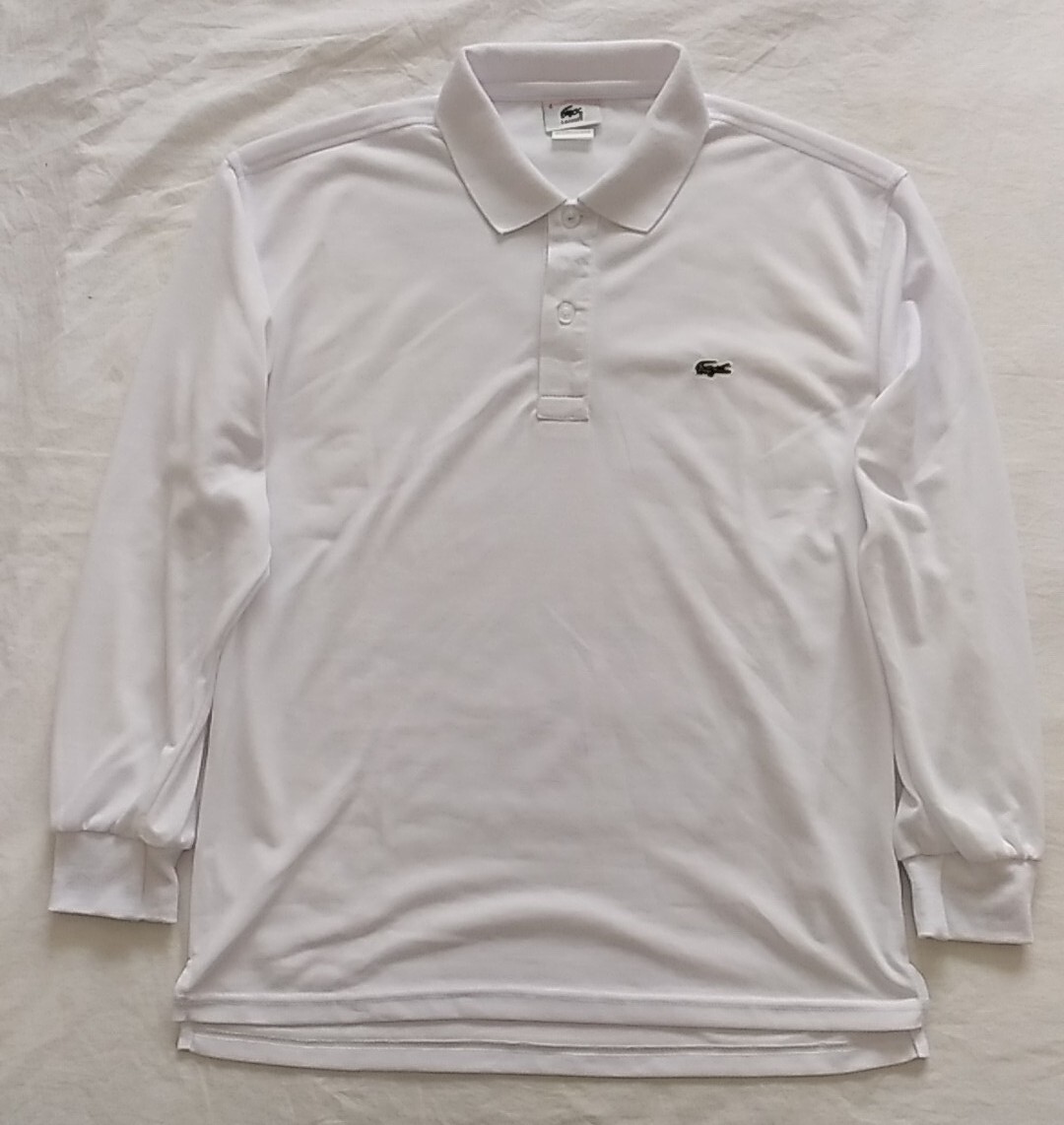 Yahoo!オークション - LACOSTE ラコステ 長袖ポロシャツ 綿100% 鹿の子...