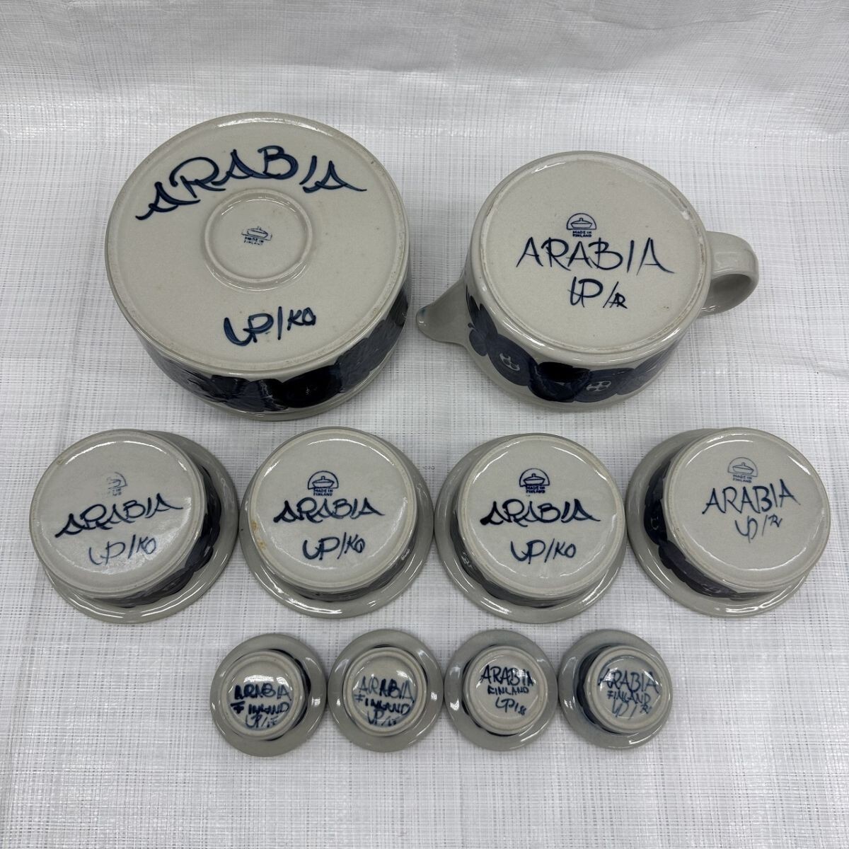 Yahoo!オークション - E449-H32-1099 ARABIA アラビア アネモネ ティー...