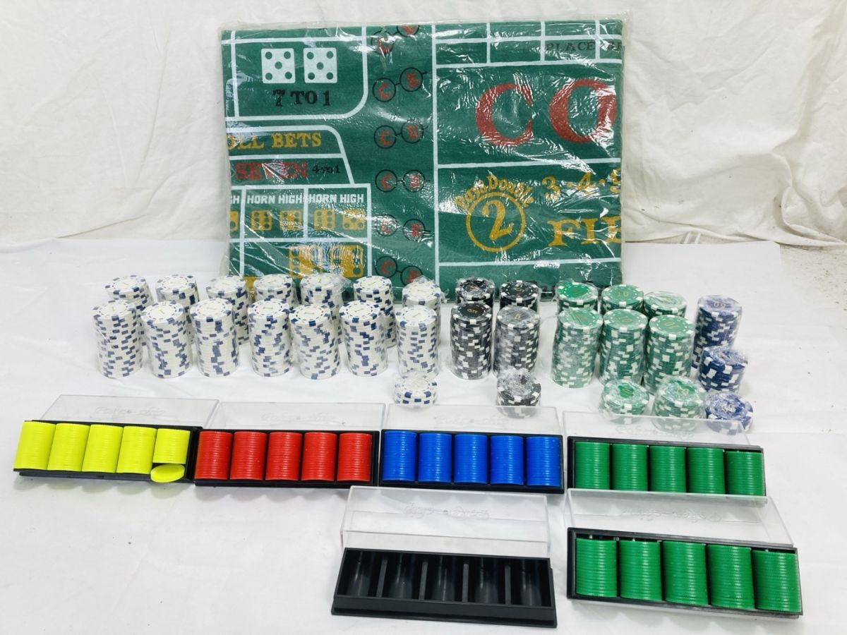 Yahoo!オークション - カジノチップ ポーカーチップ 500枚以上 ゲーム...