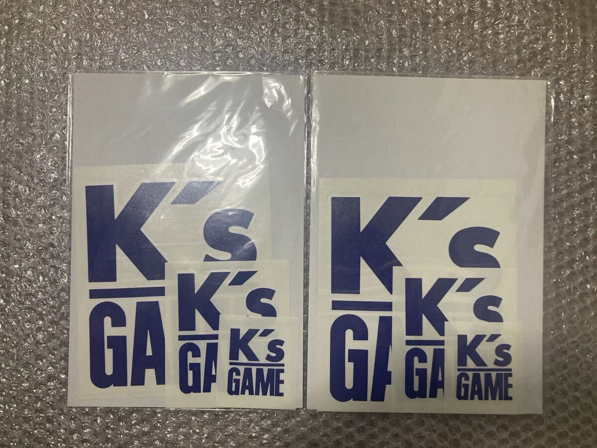 Yahoo!オークション - セール 当時物 青 K's GAME K's GARAGE ステッカ...