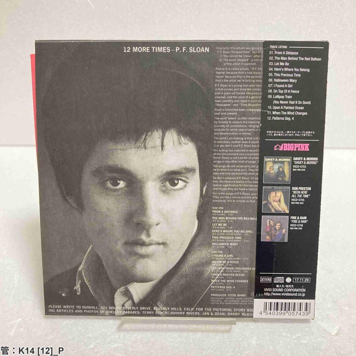 Yahoo!オークション - CD / P.F.スローン / トゥエルブ・モア・タイム...