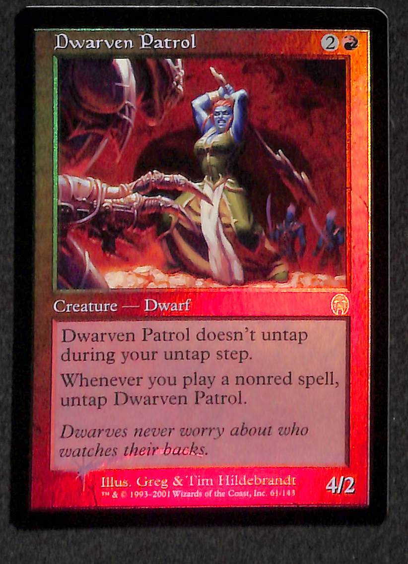 Yahoo!オークション - MTG【FOIL】《ドワーフ巡視部隊/Dwarven Patrol)...