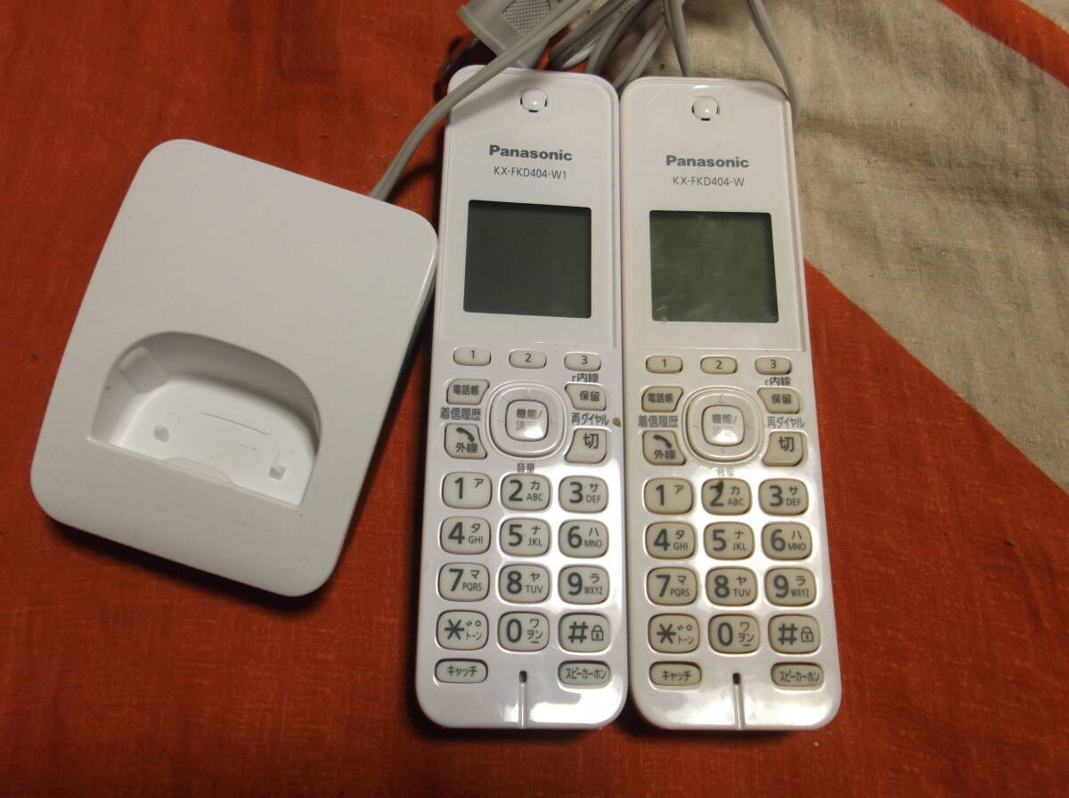 Yahoo!オークション - パナソニック 電話機用子機 KX-FKD401-W KX-FKD...