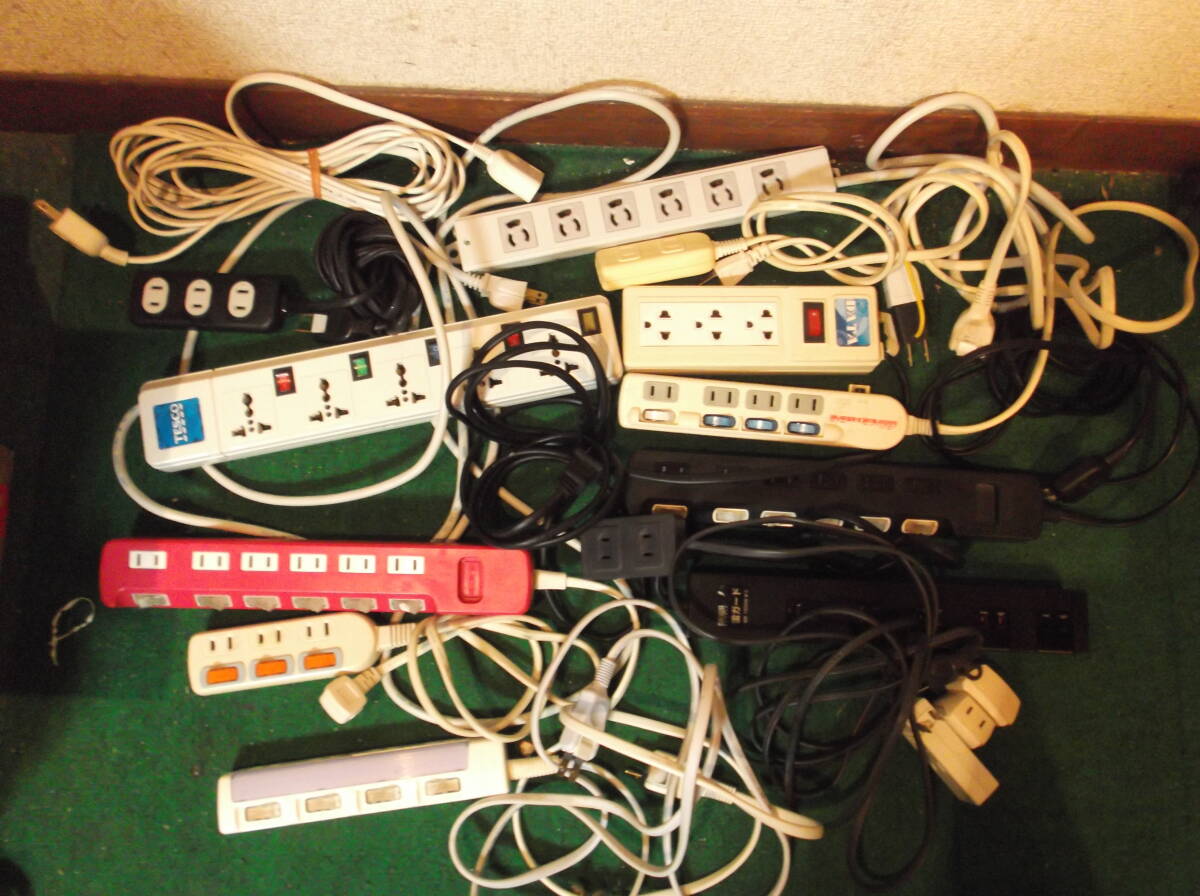 Yahoo!オークション - スイッチ付き etc タップ 延長コード 14本