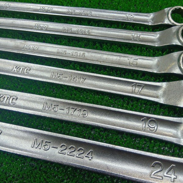 Yahoo!オークション - KTC M5-1012～M5-2224 ロングメガネレンチ 6本セ...