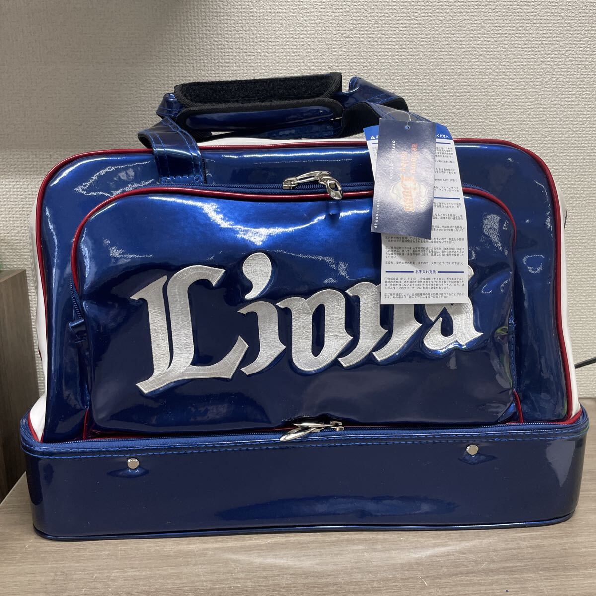 【樂淘letao】日本代購代標第一品牌－埼玉西武ライオンズ エナメルバッグ 野球バッグ 西武ライオンズ