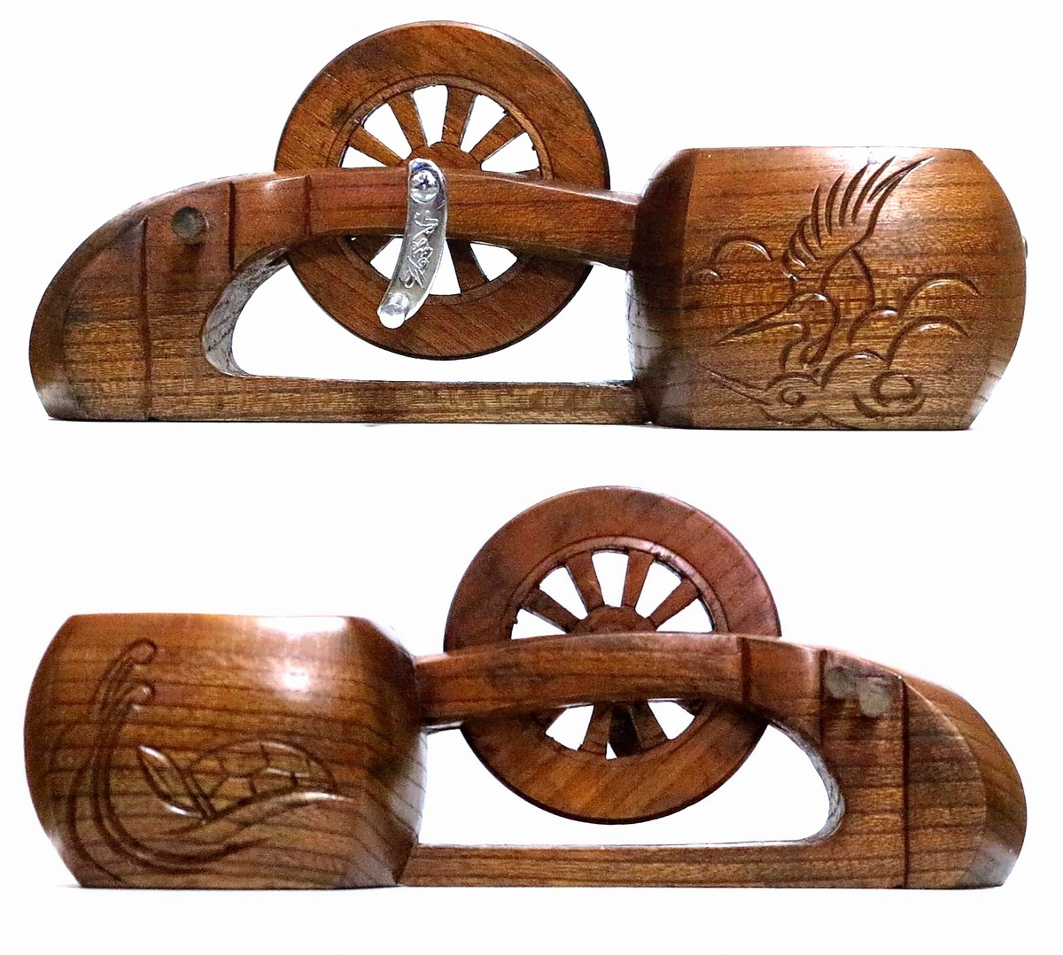 Yahoo!オークション - 空『墨壺 三味線型朱坪・未使用』すみつぼ墨坪か...