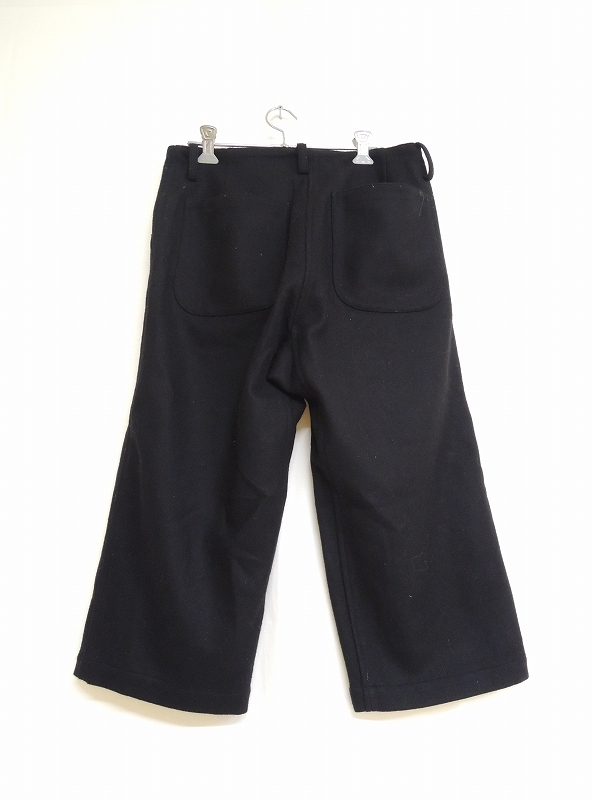 Yahoo!オークション - Y's ワイズ ワイドウールパンツ1 YD-P09-107 毛9...