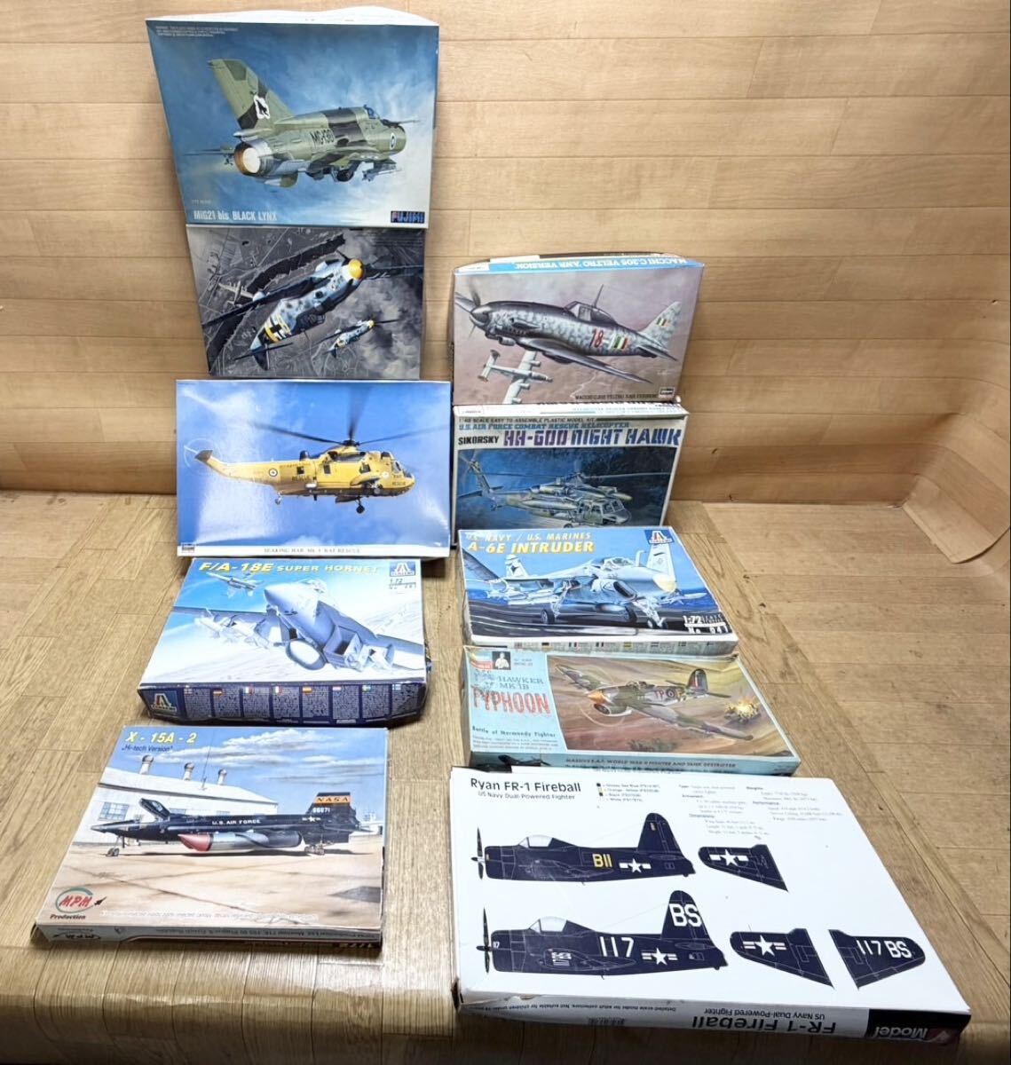 Yahoo!オークション - 未使用 未組立 ハセガワ 1/48 シーキング フジミ...