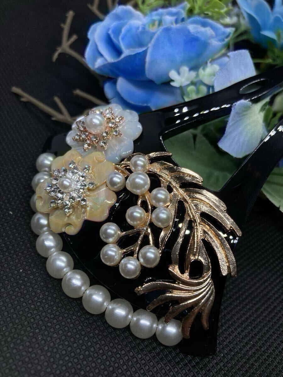 Yahoo!オークション - 簪和装小物 バチ型 結婚式 簪 留袖 着物 髪飾り ...