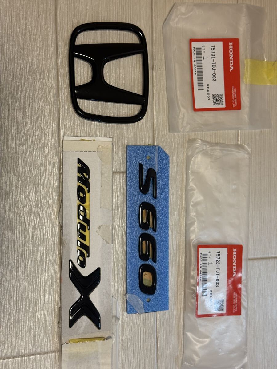 Yahoo!オークション - S660.COM SPIDERカラードエンブレム ピアノブラ...