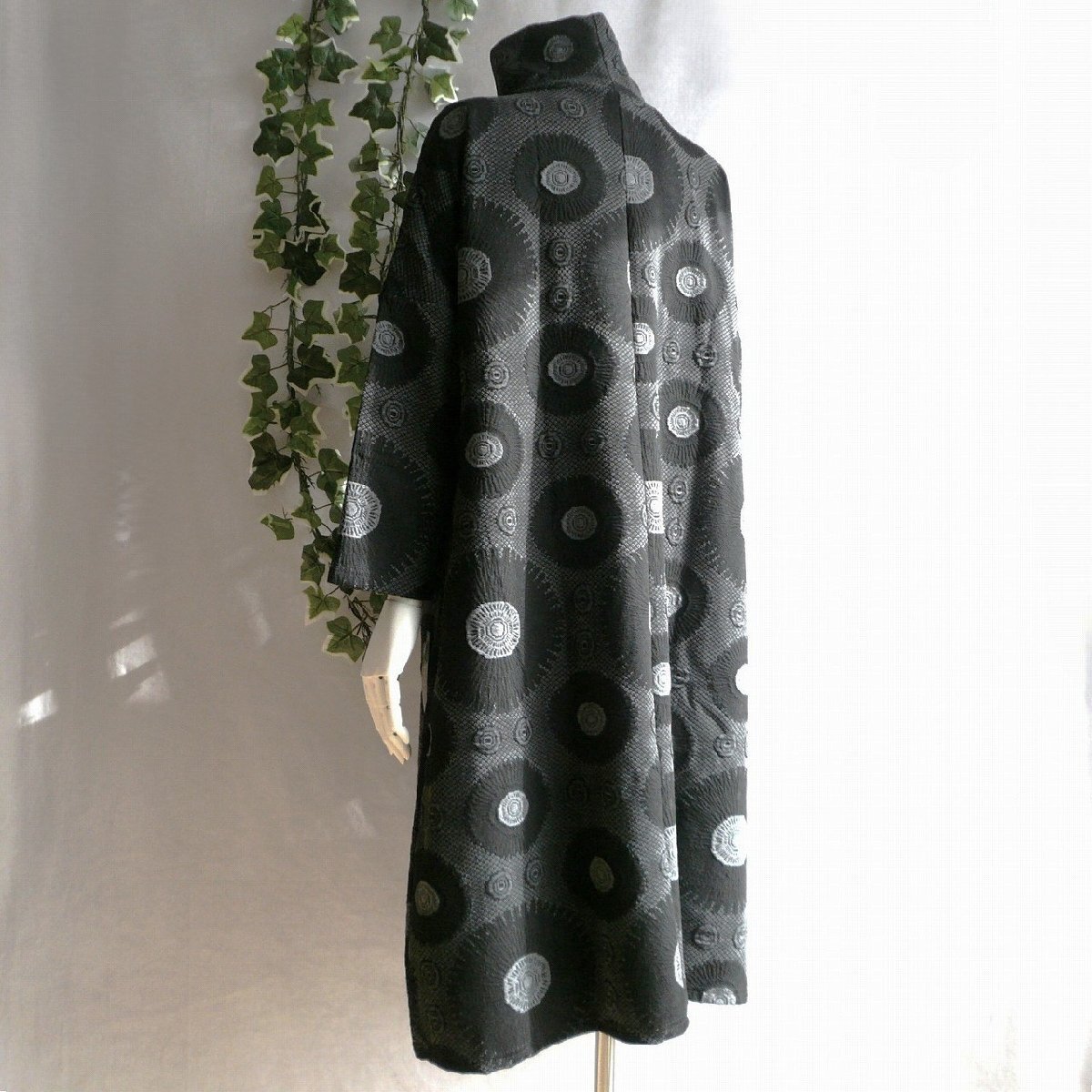 Yahoo!オークション - 新品 a021 ML 立体花模様 ジャガード ワンピース...