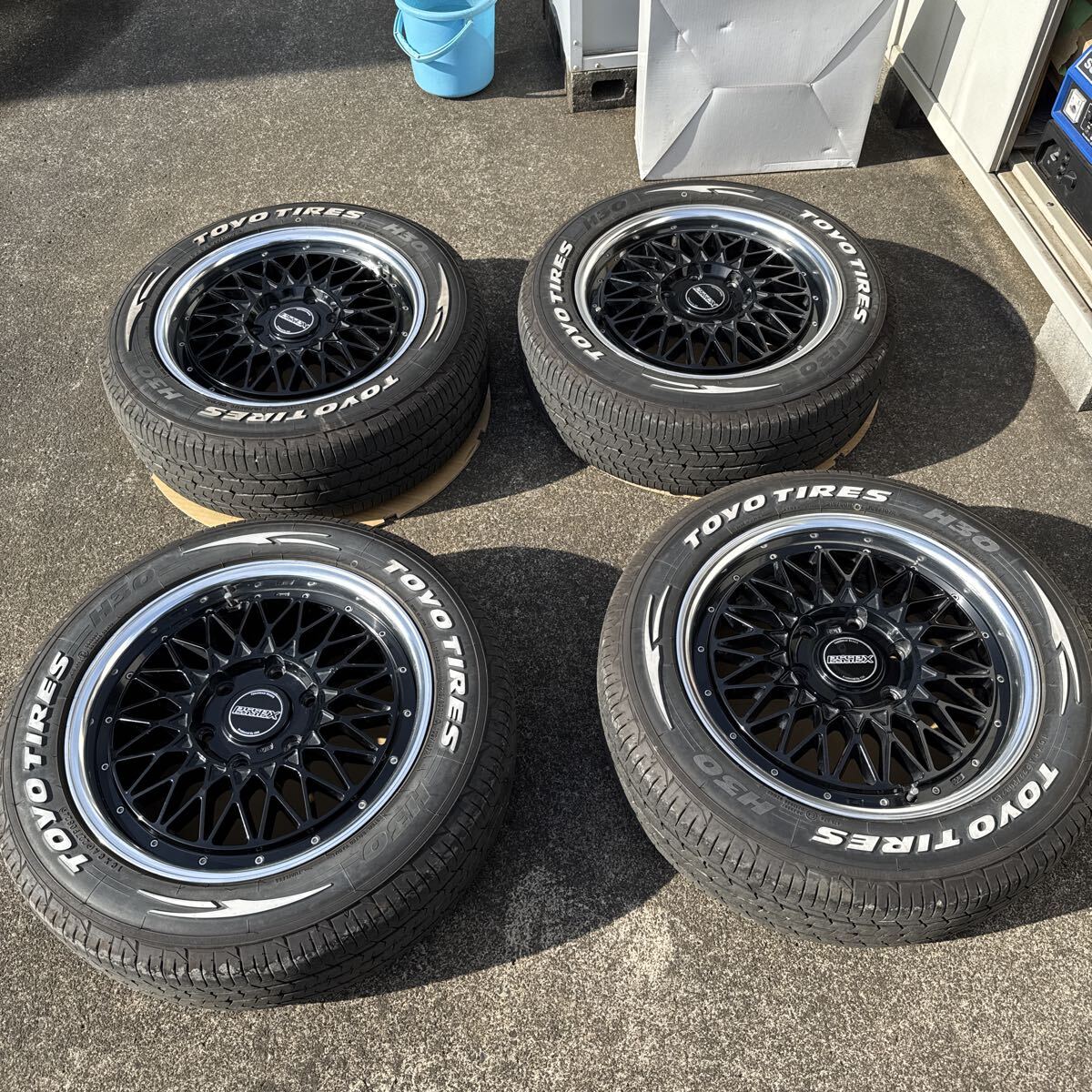 Yahoo!オークション - essex encm 17インチ 2ピース 6穴 7j+43