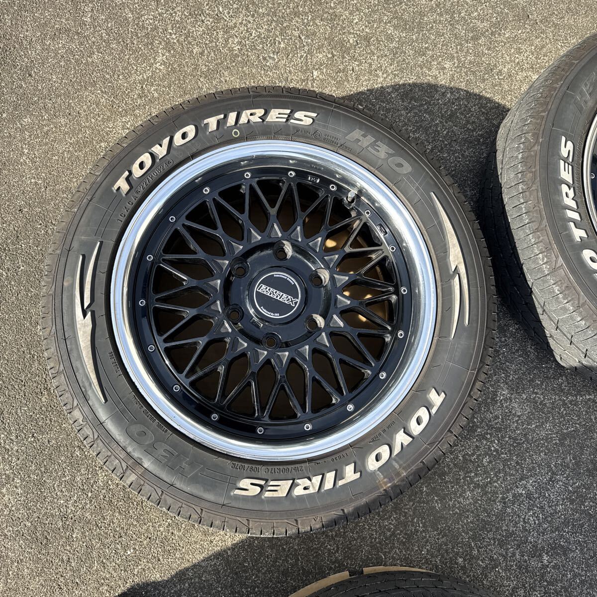 Yahoo!オークション - essex encm 17インチ 2ピース 6穴 7j+43