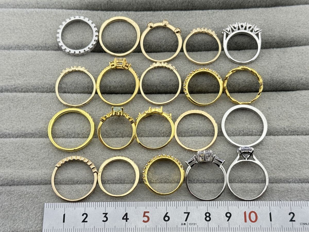 Yahoo!オークション - J104 キュービックジルコニアなど リング 指輪 ...