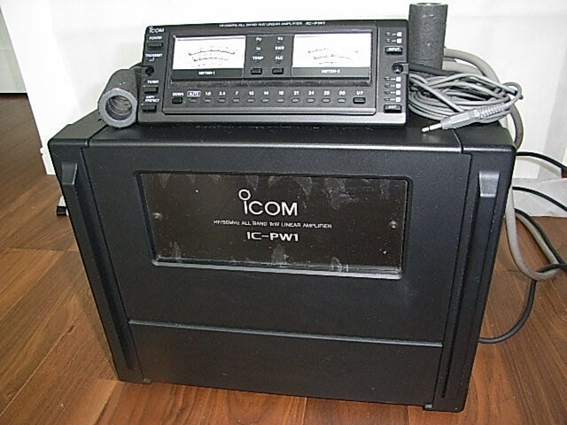 Yahoo!オークション - IC-PW1 アイコム製HF/50MHzリニヤーアンプ（1KW...