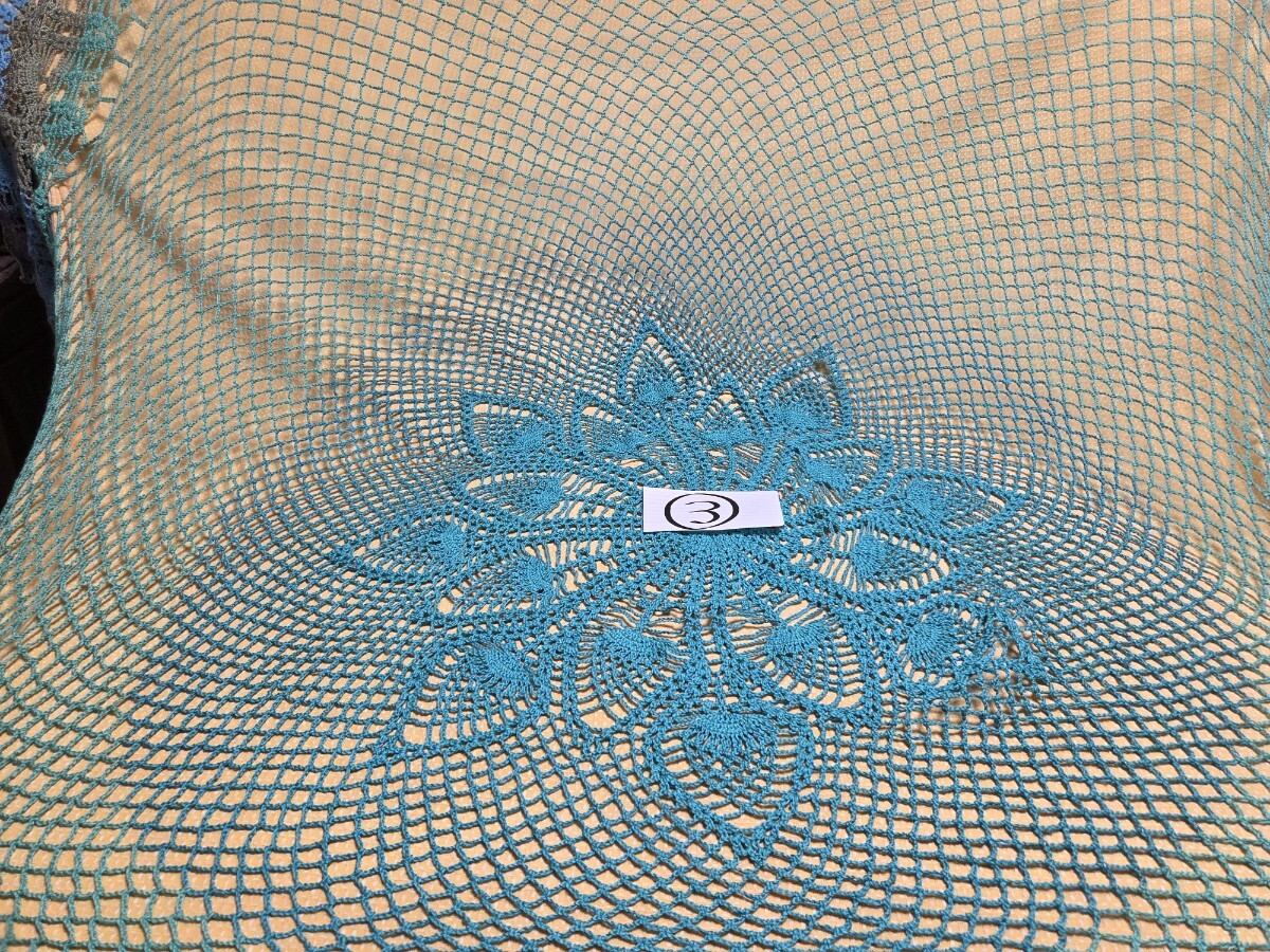 Yahoo!オークション - 手編み 綺麗なグリーンのグラデーション超超超超...