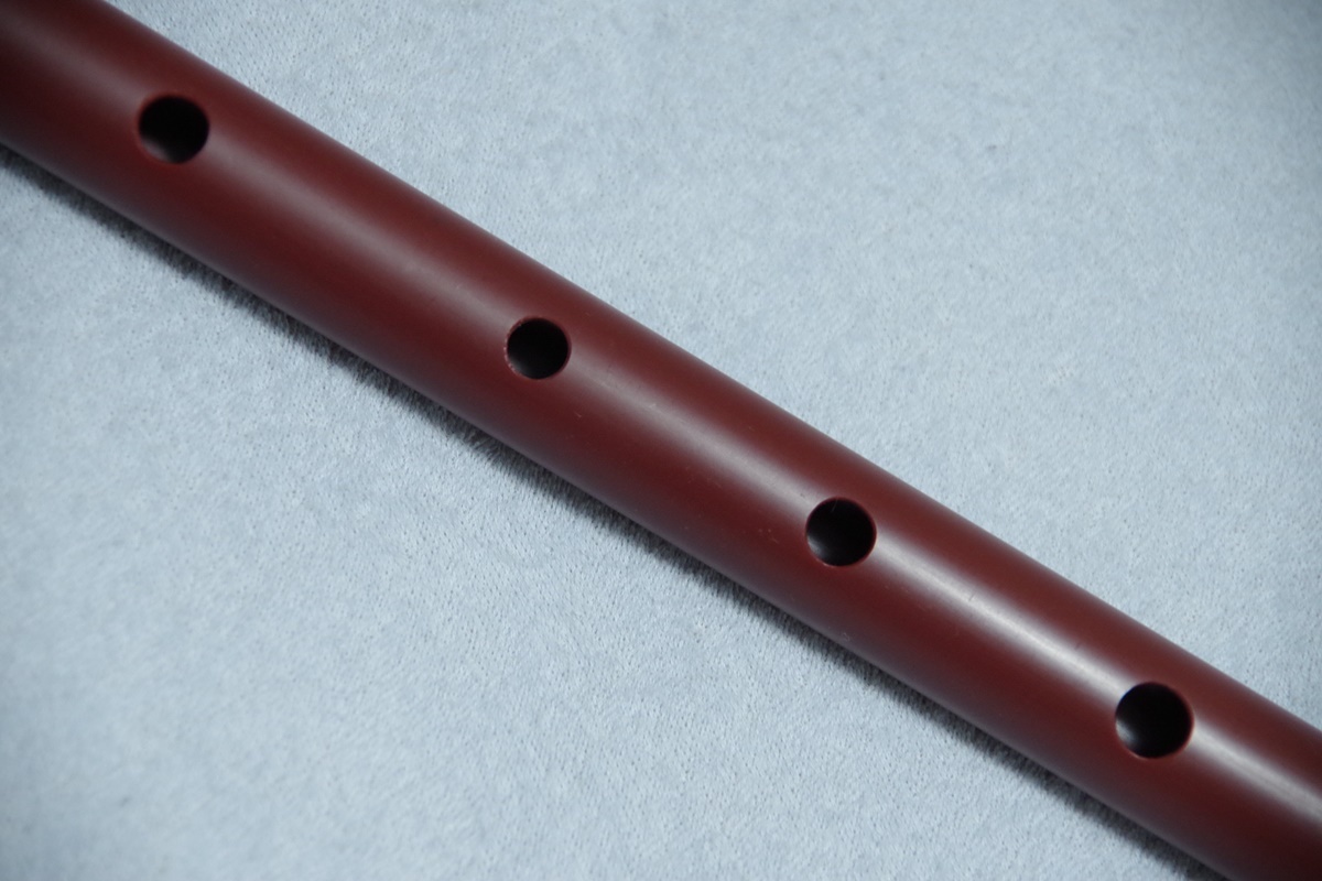 Yahoo!オークション - 18-5ht 52 /塩ビ管(水道管）尺八 1尺8寸 5孔...