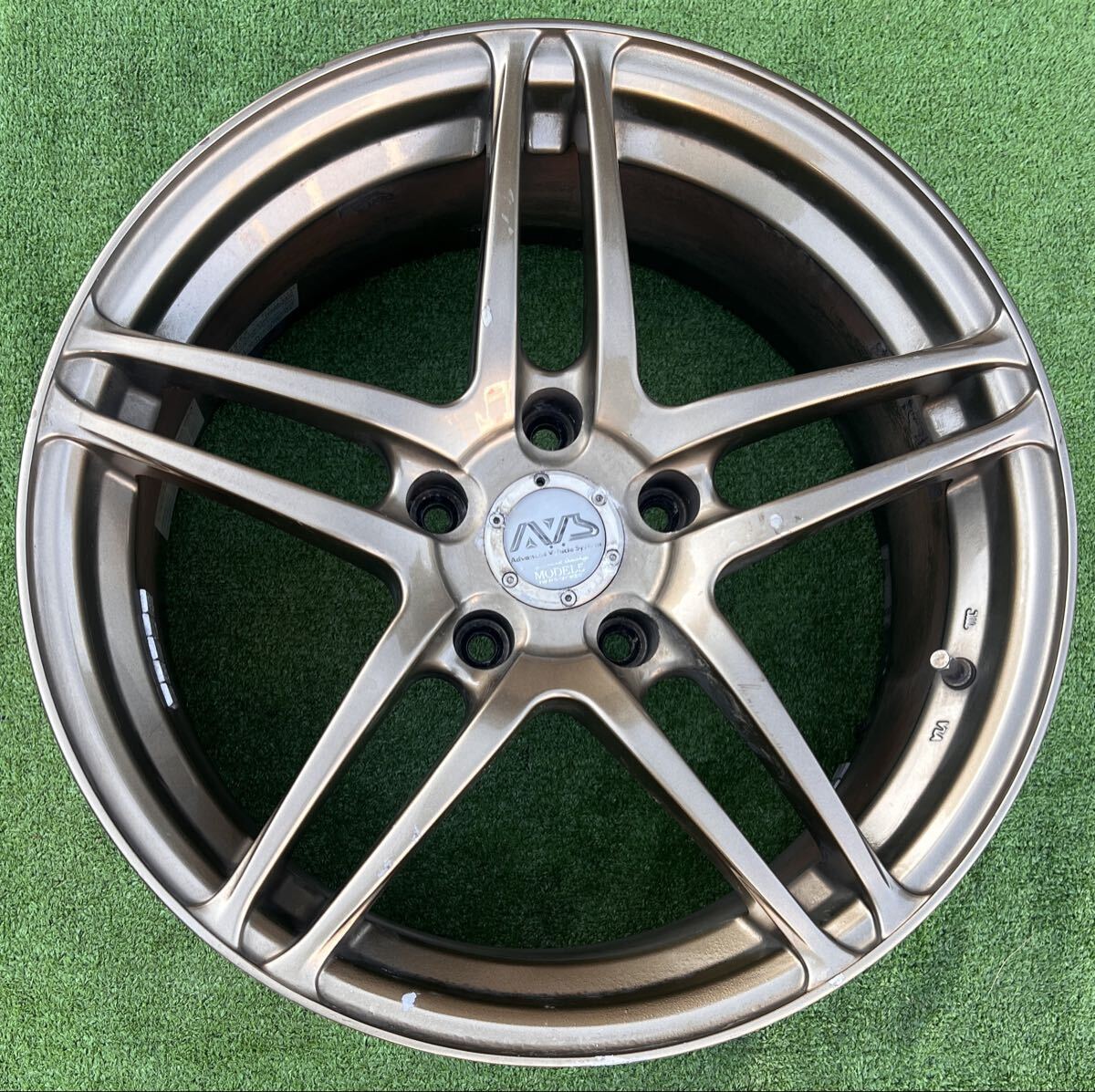 Yahoo!オークション - AVSモデルの17インチアルミホイール4本 PCD114.3...