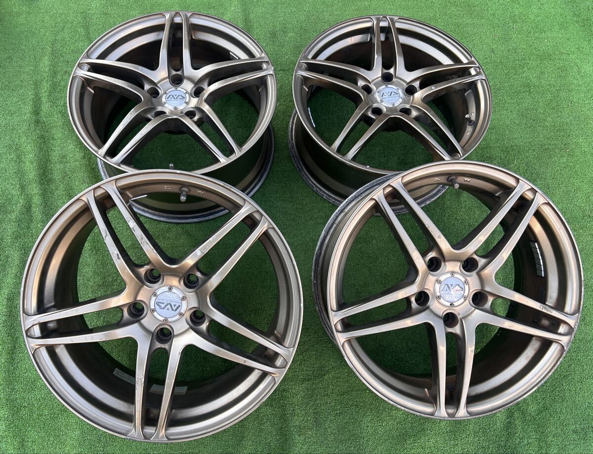 Yahoo!オークション - AVSモデルの17インチアルミホイール4本 PCD114.3...