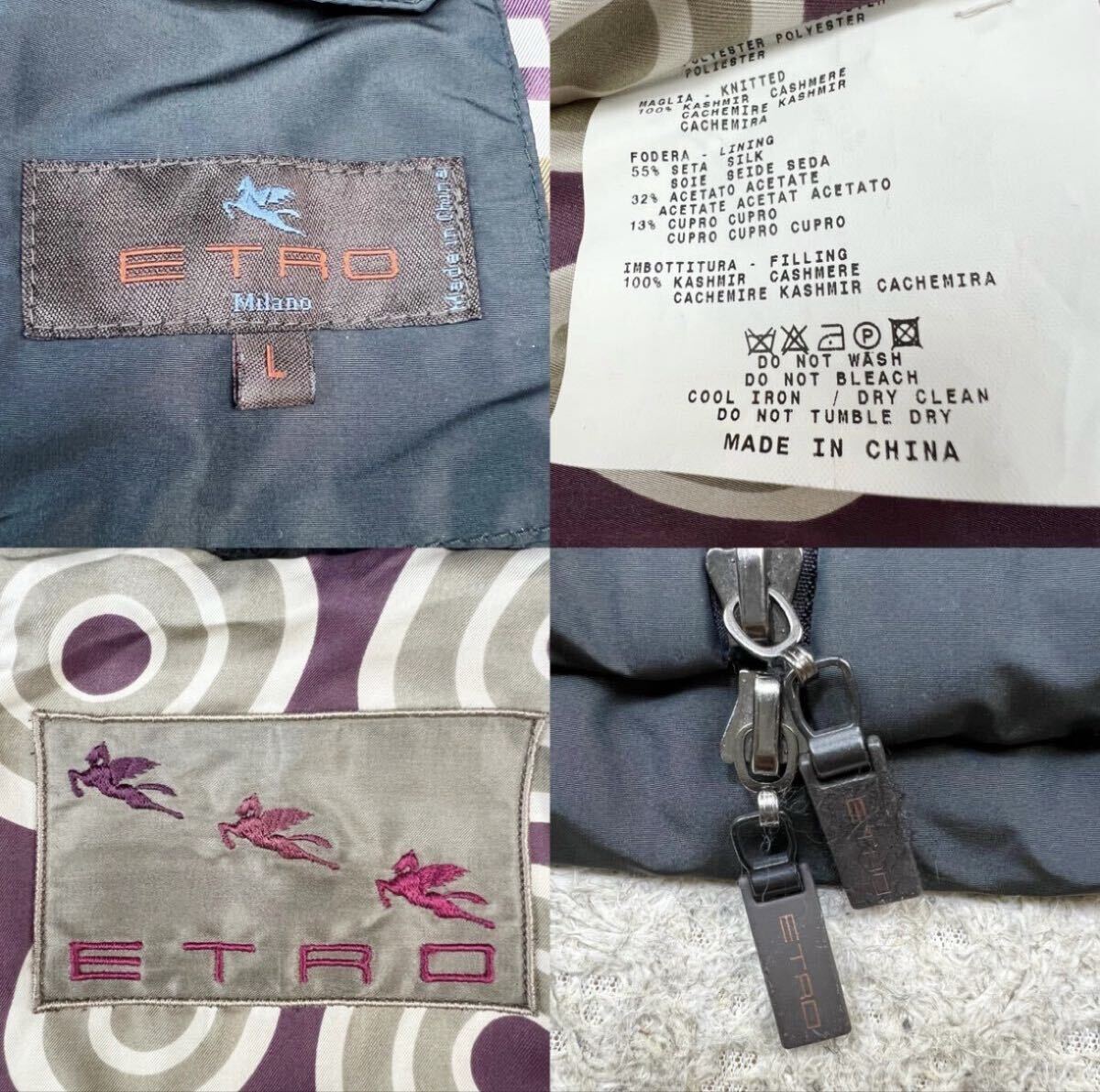 Yahoo!オークション - カシミヤ100% エトロ『嗜好の逸品』ETRO ニット...