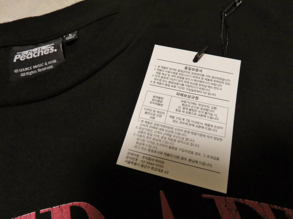 Yahoo!オークション - 美品 LE SSERAFIM×Peaches. コラボ フォト Tシ...