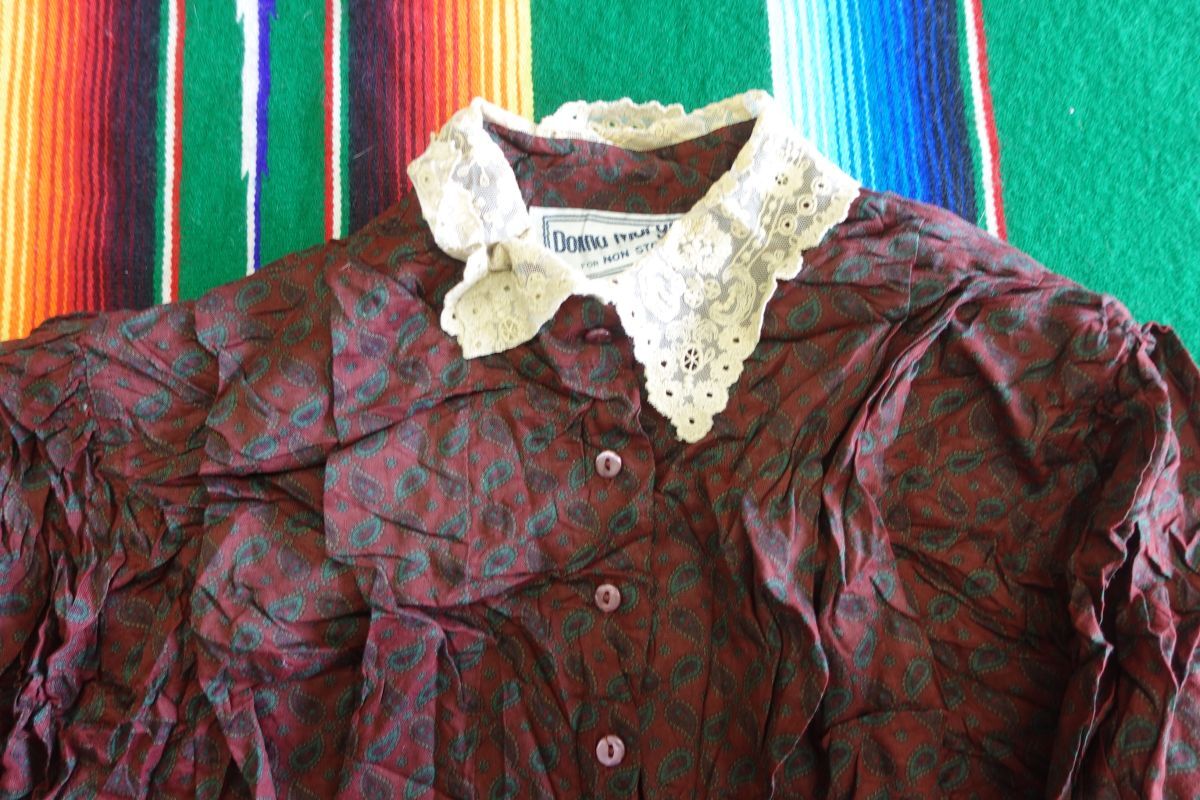 Yahoo!オークション - LDS-OP30 レディース vintage ペイズリー柄ワン...