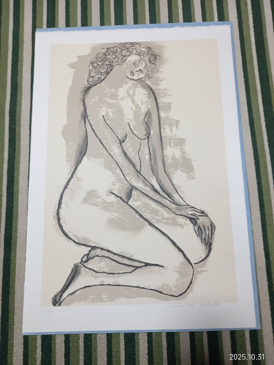 Yahoo!オークション - リトグラフ””裸婦””サイン有り ED10/50