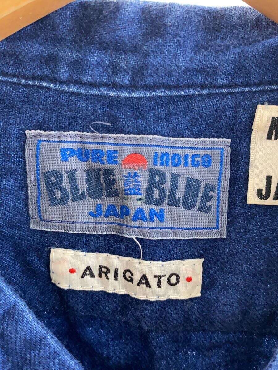Yahoo!オークション - BLUE BLUE インディゴフランネルクルタロングワ...