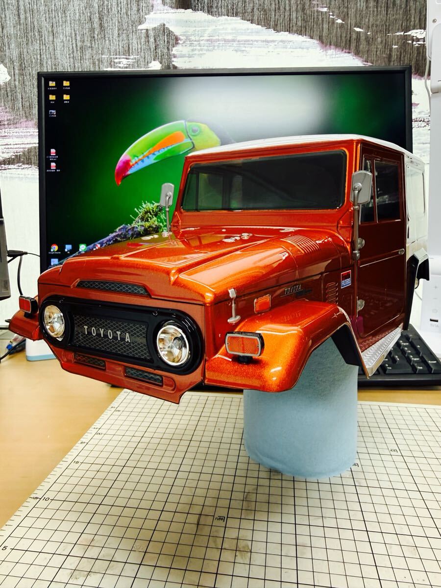 Yahoo!オークション - 【タミヤ】 ランドクルーザー40 ボディ コッパー...