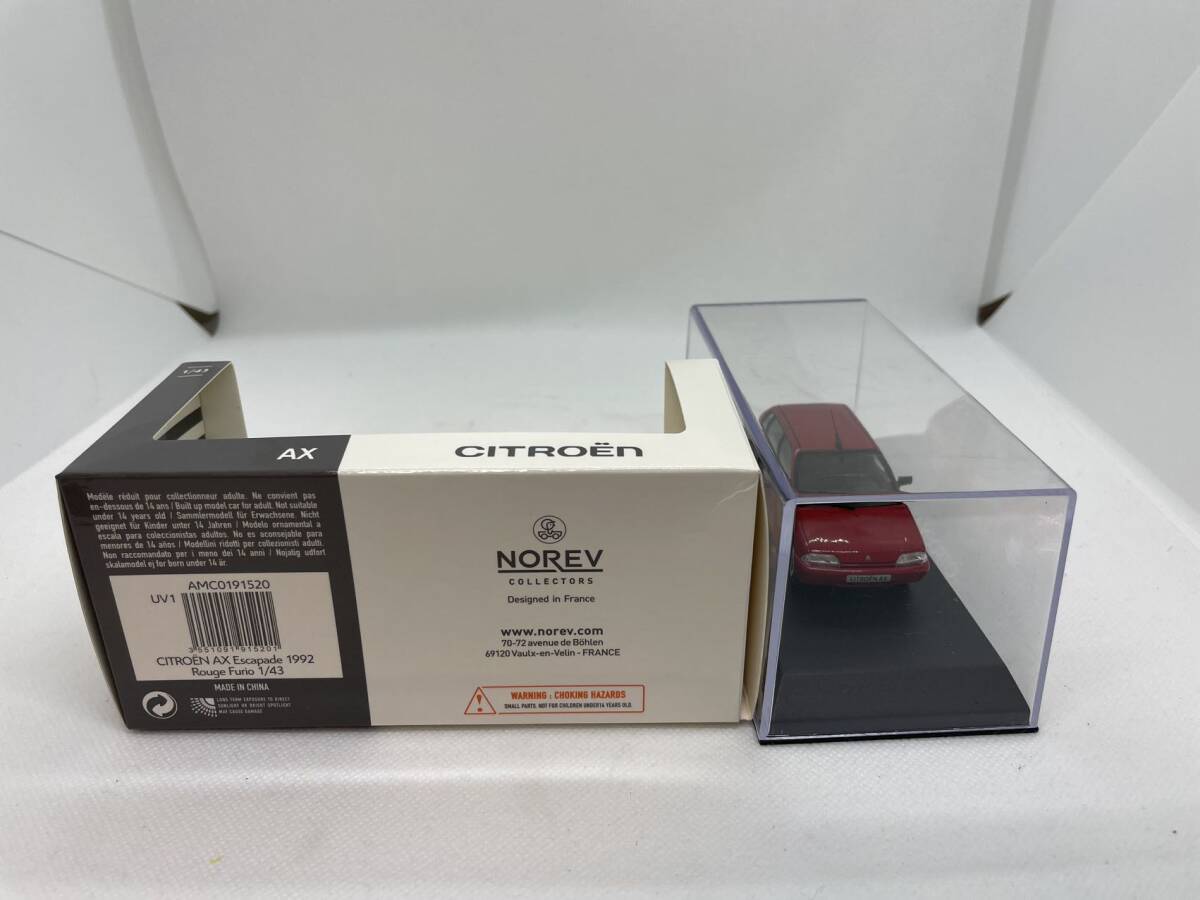 Yahoo!オークション - ノレブ 1/43 シトロエン Citroen AX Escapade 19...