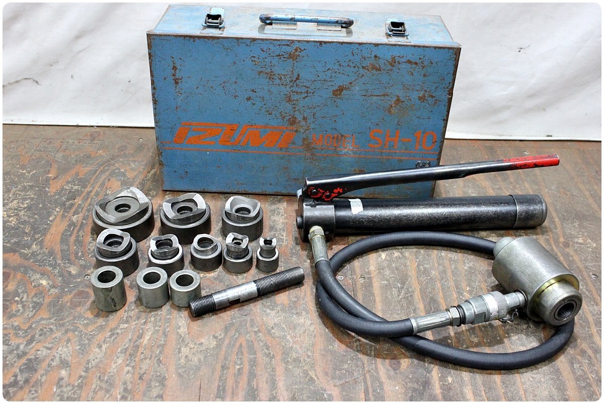 Yahoo!オークション - IZUMI 泉精器 手動油圧式パンチャー SH-10 替刃 ...