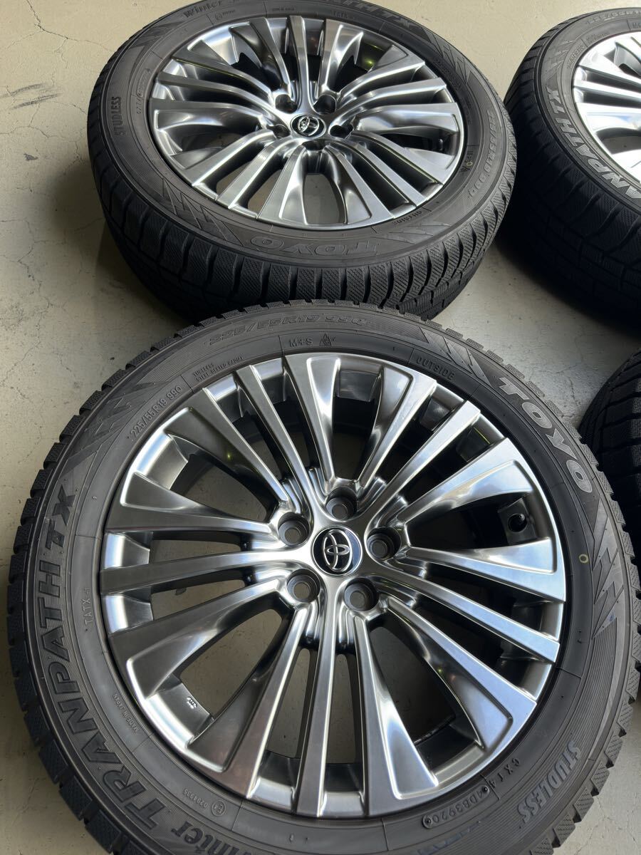 Yahoo!オークション - 美品 ハリアー 純正 ホイール TOYO ウインタート...