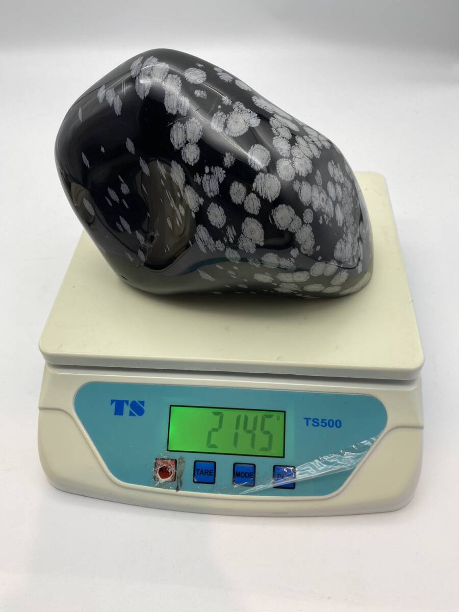 Yahoo!オークション - 【雪華】 2.1kg スノーフレークオブシディアン ...
