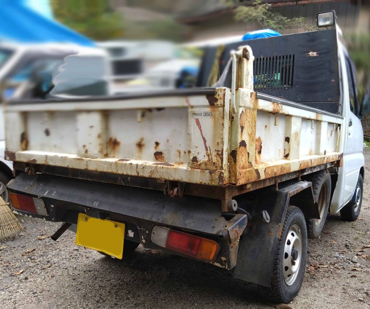 Yahoo!オークション - ミニキャブダンプ4WD PTO式 ちょいボロいが た...