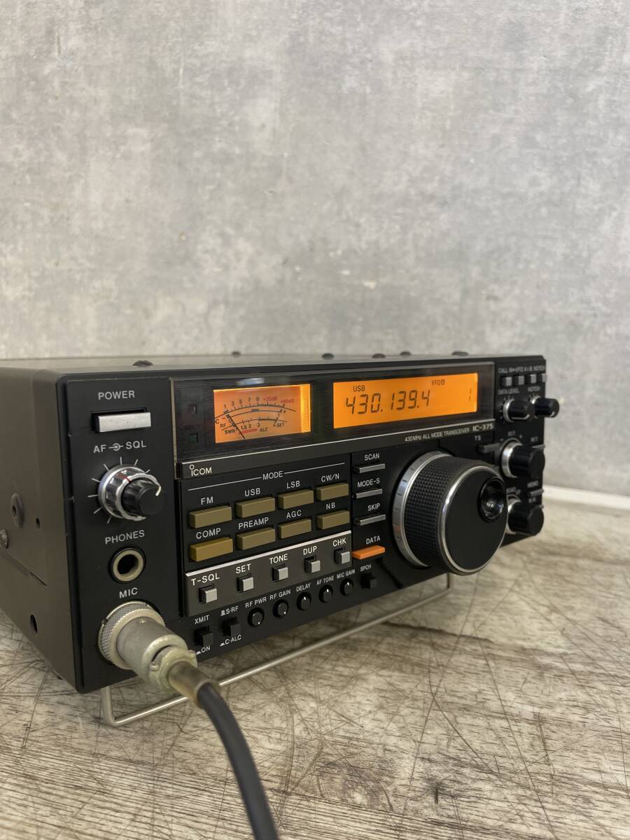 Yahoo!オークション - ICOM IC-375 430MHz ALL MODE TRANSCEIVER