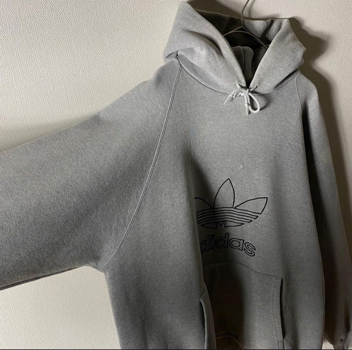 Yahoo!オークション - 80s 90s USA製 adidas アディダス 肉厚 パーカー...