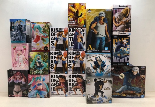 Yahoo!オークション - 091/KY782 フィギュア まとめ ワンピース/初音ミ...