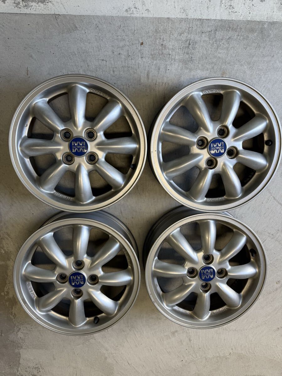 Yahoo!オークション - MINILITE ミニライト ダイハツ アルミホイール4...