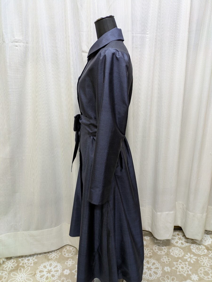 Yahoo!オークション - 着物リメイク男 大島紬 ロングコート ワンピース...