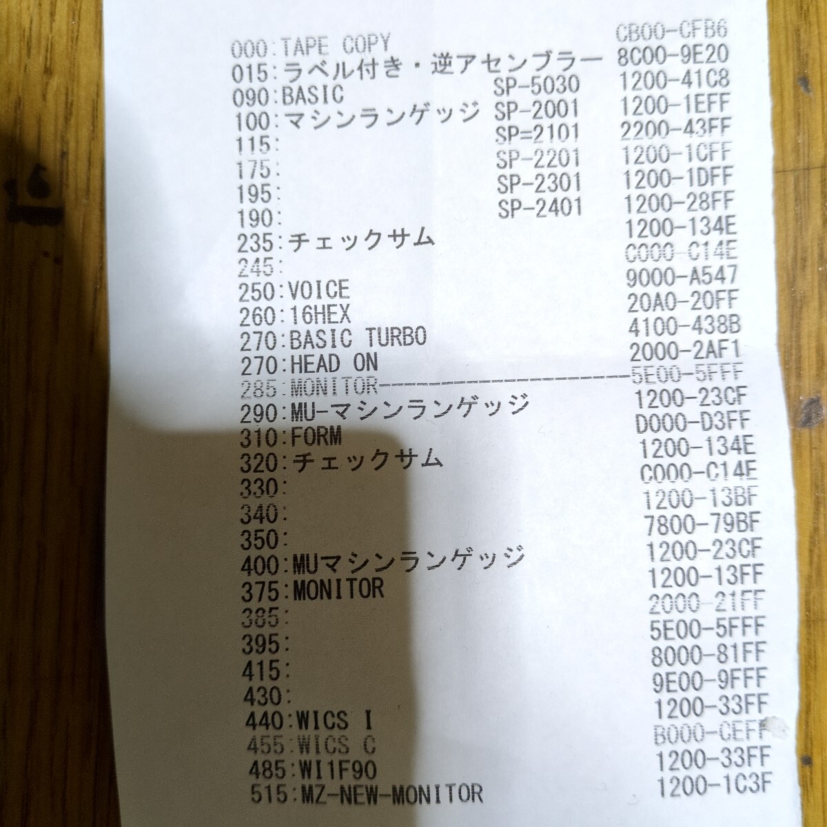 Yahoo!オークション - MZ-80Kの開発用テープ