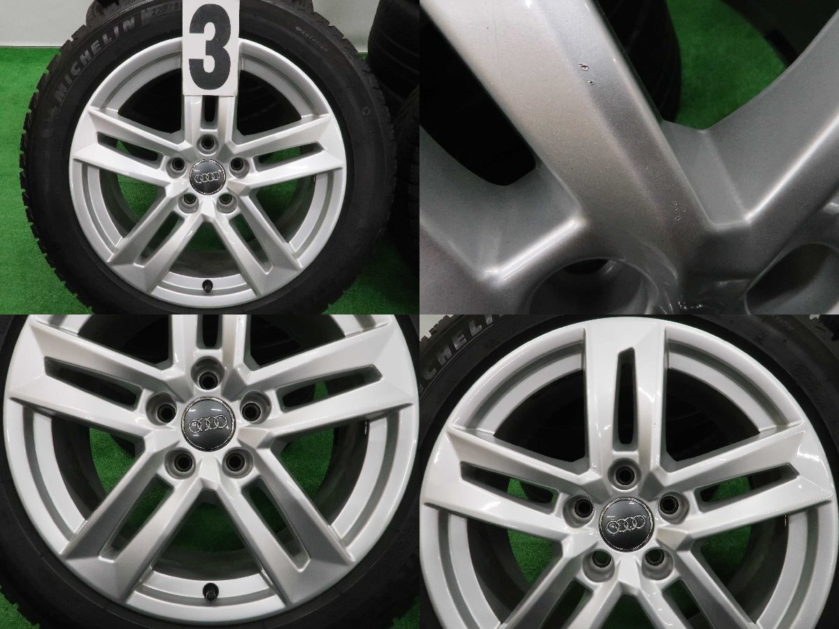 Yahoo!オークション - 4本 アウディ A4 8W 純正 17インチ 7J +42 5H PC...