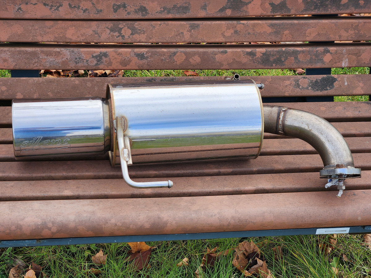 Yahoo!オークション - レガシィ BP5 HKS サイレントハイパワー マフラ...