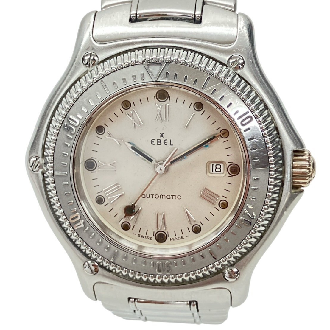 Yahoo!オークション - Z013-H42-489 EBEL エベル メンズ腕時計 DISCOVE...