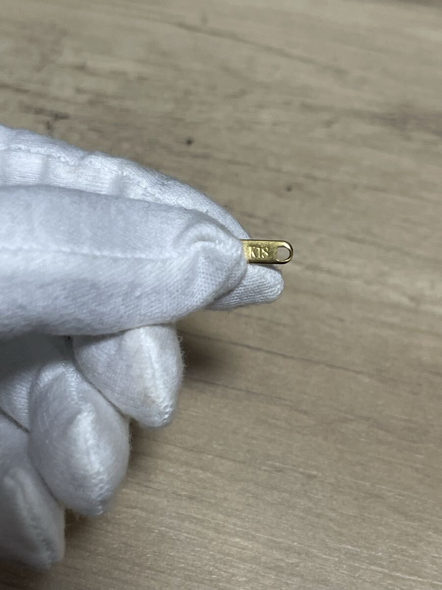 Yahoo!オークション - 【比較画像有】タグのみ K18 金色 ゴールド K18 ...