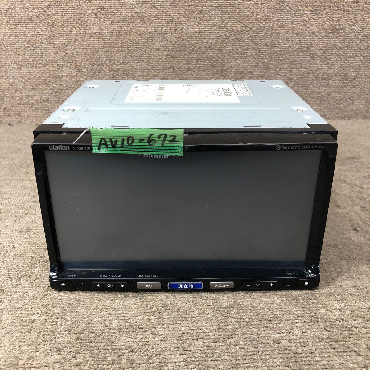Yahoo!オークション - AV10-672 激安 カーナビ clarion NX613 QY-7420A...