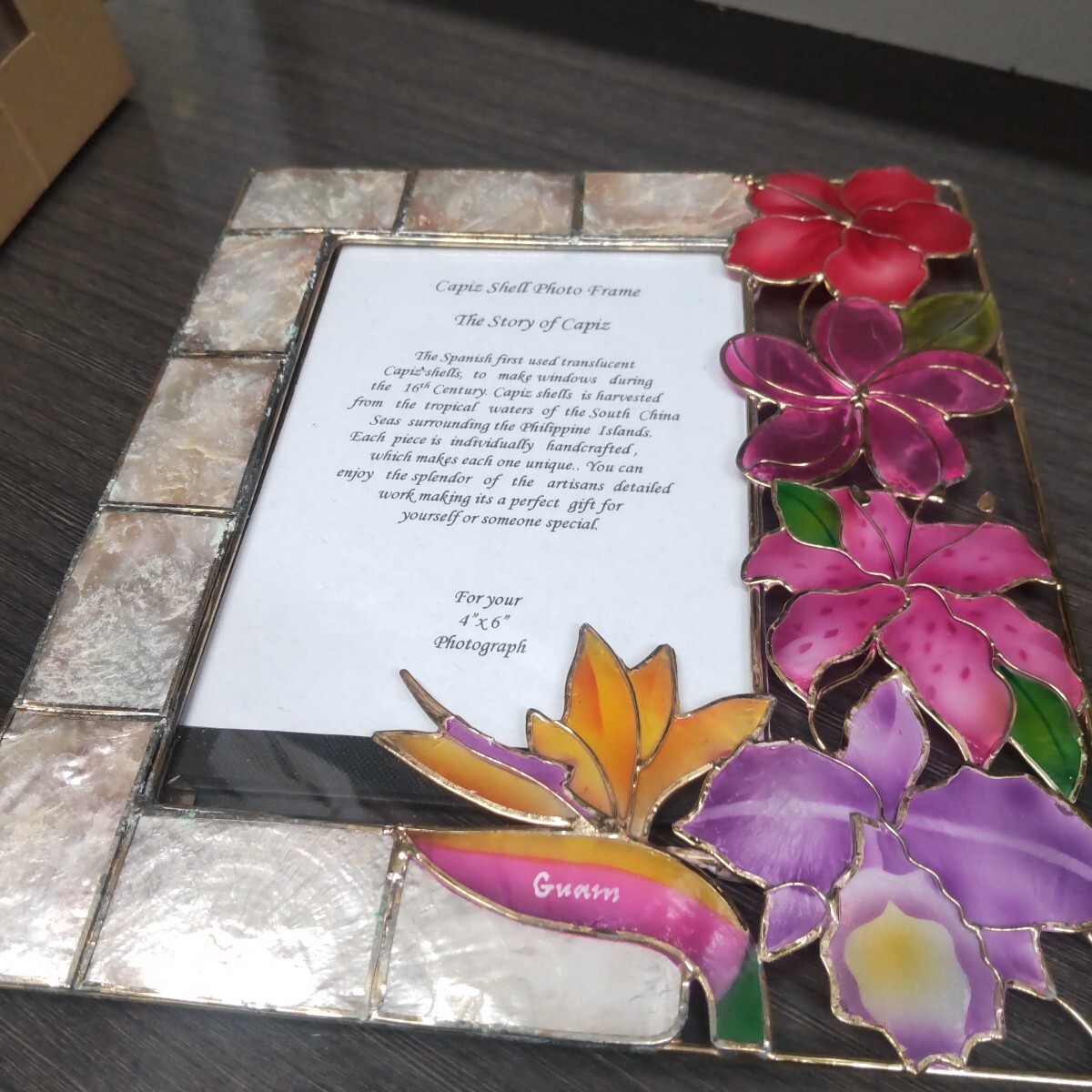 Yahoo!オークション - ステンドグラス フォトフレーム アンティーク 写...