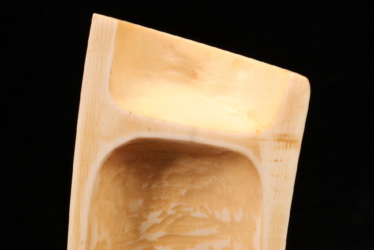 Yahoo!オークション - 【珍品堂】1円から Y74-V09 天然素材 特殊白材 ...